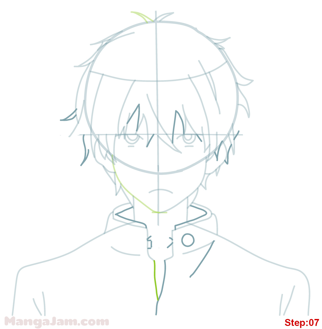 Cách vẽ Oreki từ Anime Hyouka | Vẽ Từng Nét Nhỏ