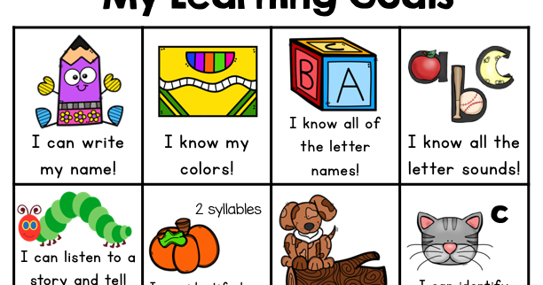 Ms. Moran's Kindergarten: Pre-K Learning Goals