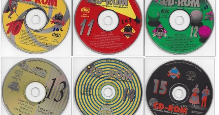 PUBLICADOS BRASIL: Coleção 656 CD-ROM's - Parte 2 de 3 - Outubro de 2017