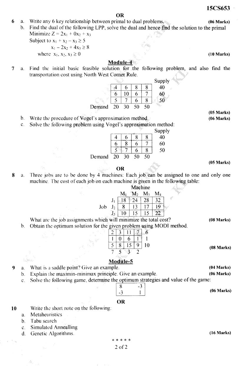 Visvesvaraya Technological University B.E. COMPUTER SCIENCE (CBCS ...