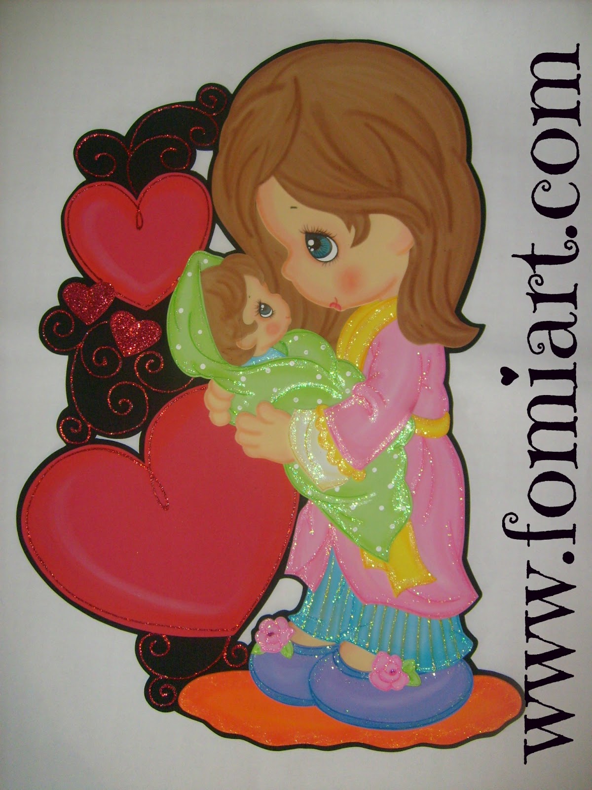 Tienda Online Fomiart: Día de las Madres manualidad en fomi, Mayo2014