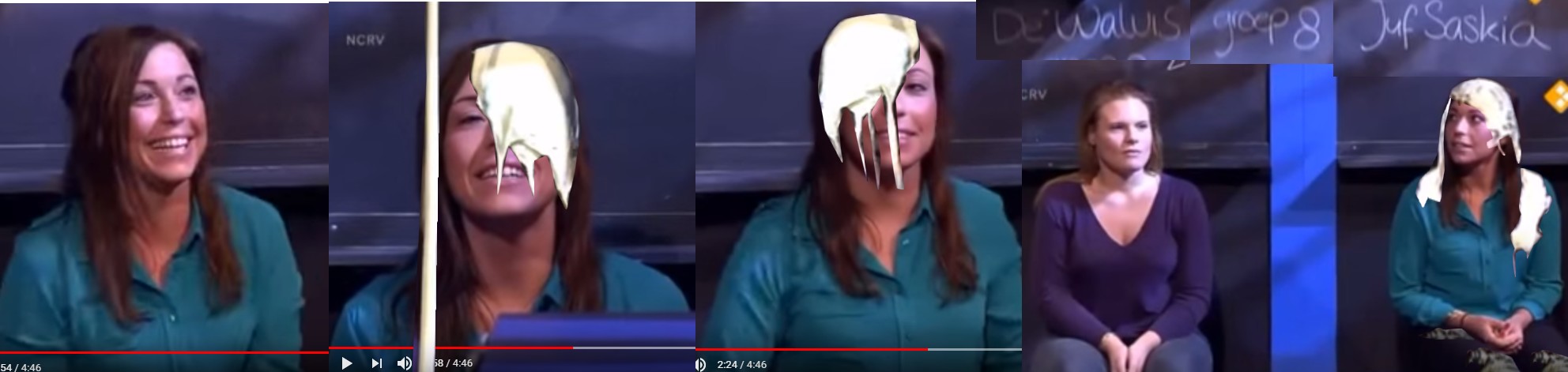 Messy Celebrity Polls: Zapp Live fake teacher in aqua