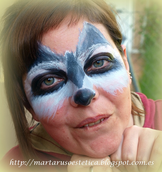 Entre estética y cosmética: Soy un mapache - Face Painting