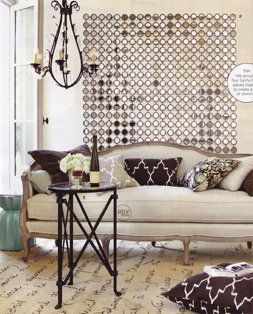 The Pink Chalkboard: Sacha Mirror