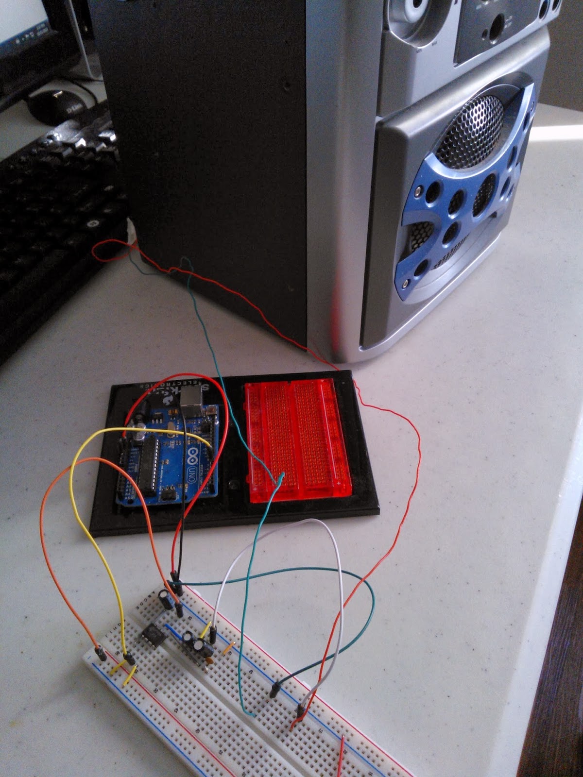 Jimmys Arduino Projects Project 20 Novice Siren With Amplifier Circuit