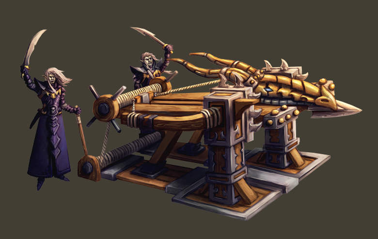 Gabriele Gabba | Concept Art: Dark Elf Ballista