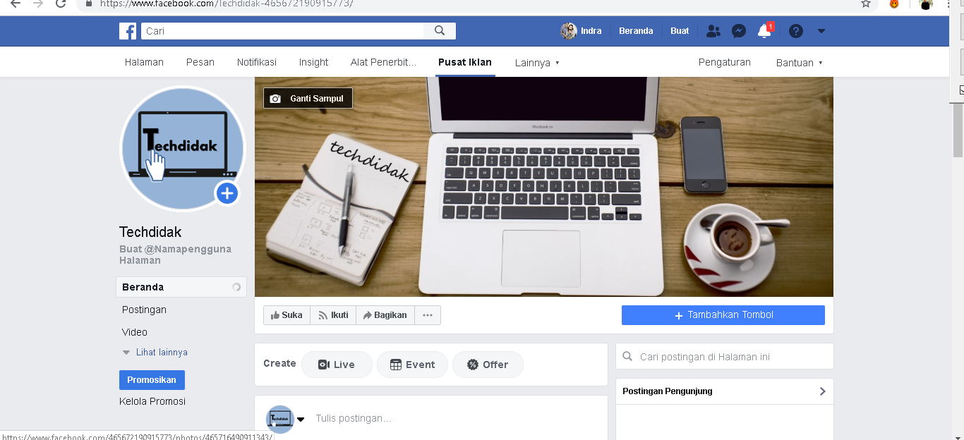 Cara Membuat Halaman Baru di Facebook (Facebook Page)