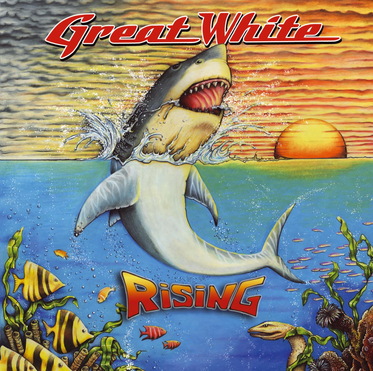 SmokeyB's Haiku Reviews: Great White – Rising (2009: Shrapnel)