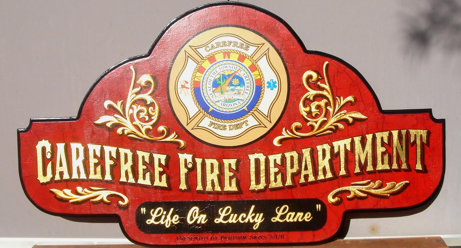 Bertram Signs & Graphics: Bertram Signs Donates Custom Vintage Sign to ...