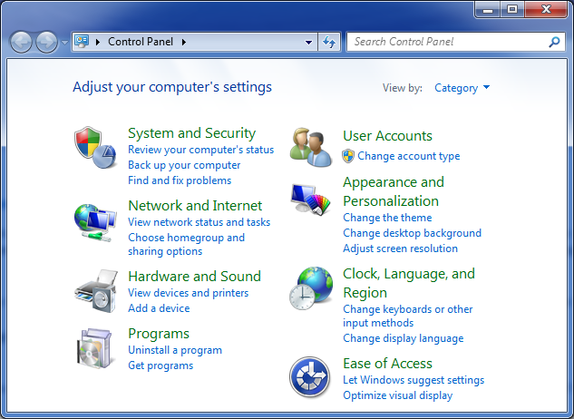 Karina Zakia Blog: Control Panel Window 7