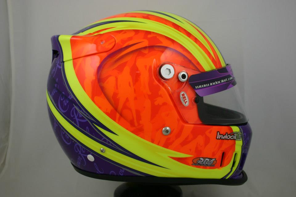 Racing Helmets Garage: Bell GTX.2 J.Whitaker 2012 by Indocil Art