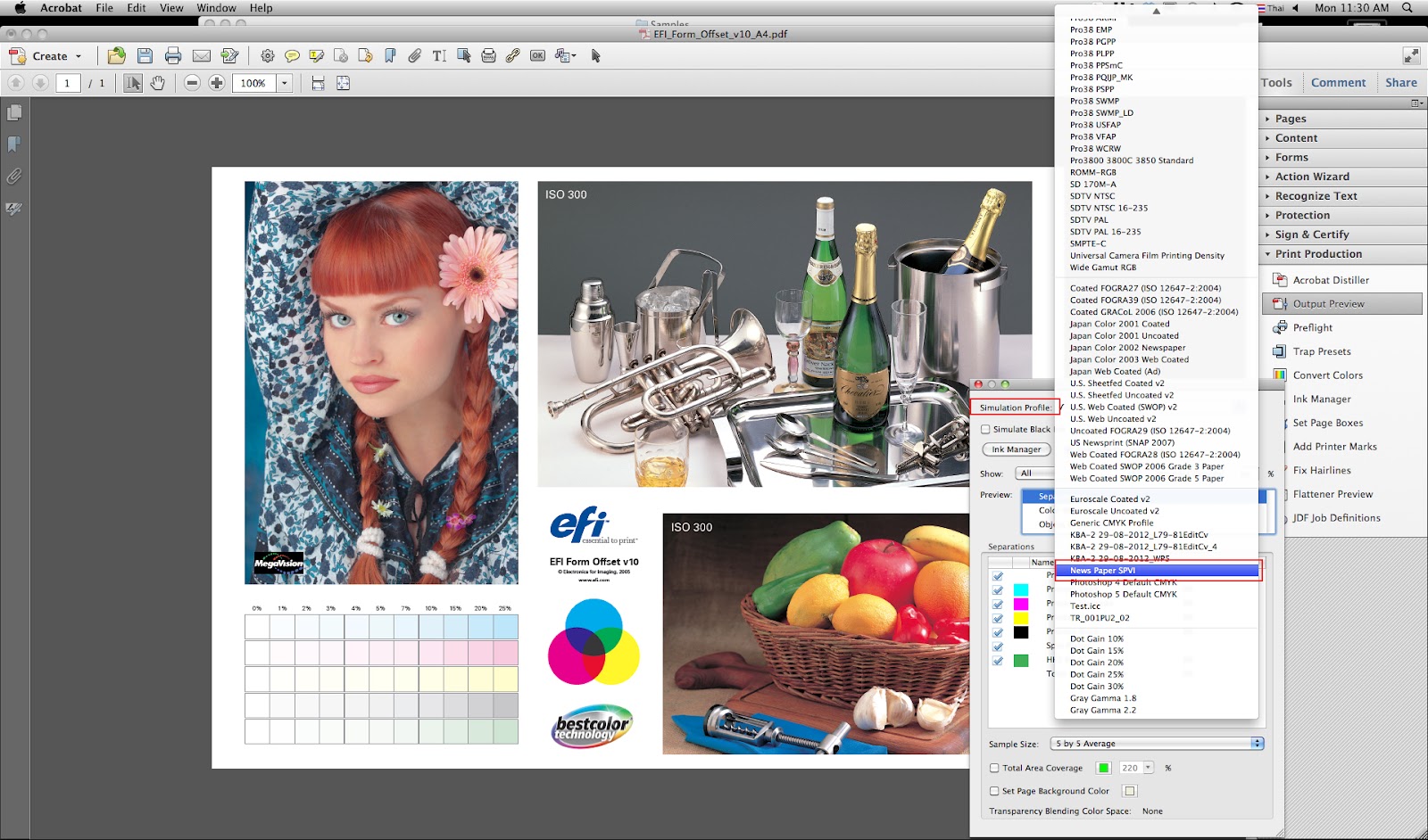 color management EFI