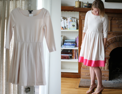 DIY: Refashioned Colorblock Dress - Say Yes