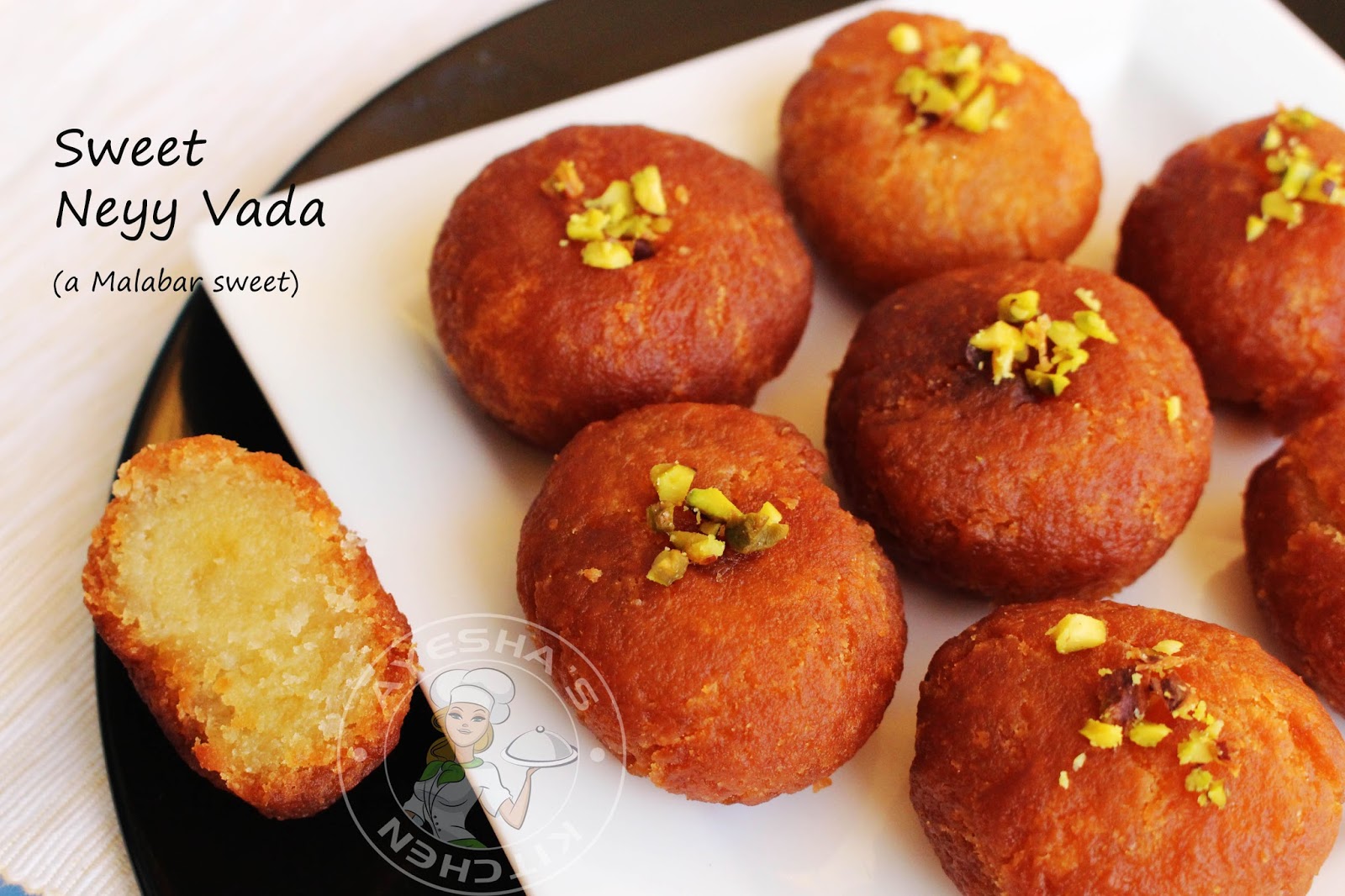 MALABAR NEY VADA RECIPE - INDIAN SWEETS / YUMMY DESSERTS