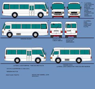 VEHÍCULOS EN GENERAL: 581 - TOYOTA COASTER EN LA ARGENTINA - PARTE 1