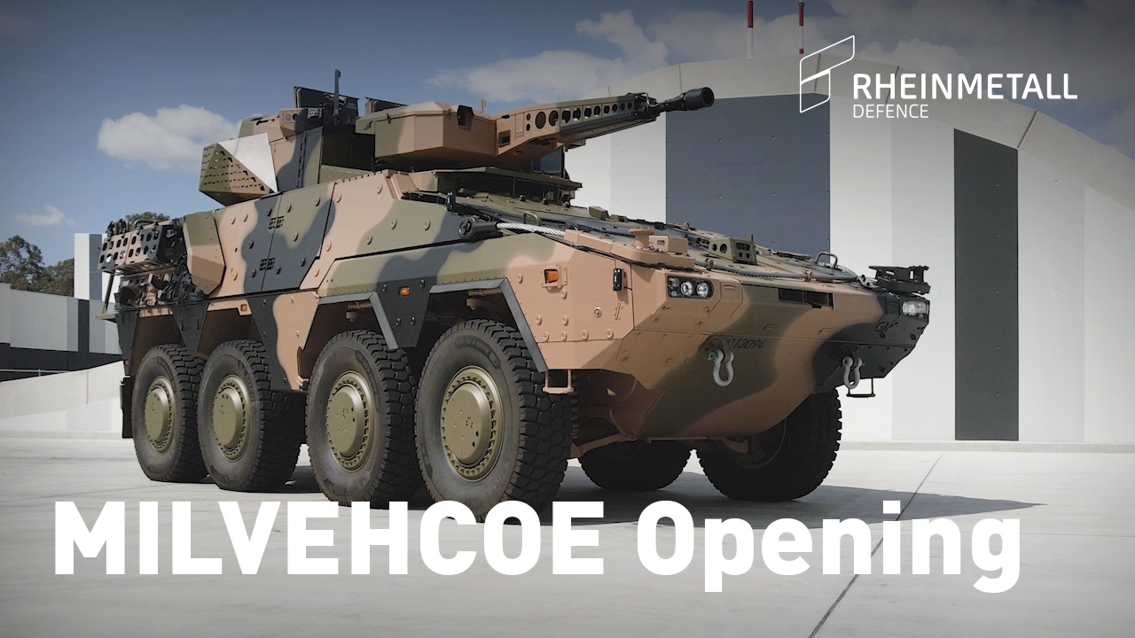 Rheinmetall Opens Australian Plant for Boxer 8x8 CRV