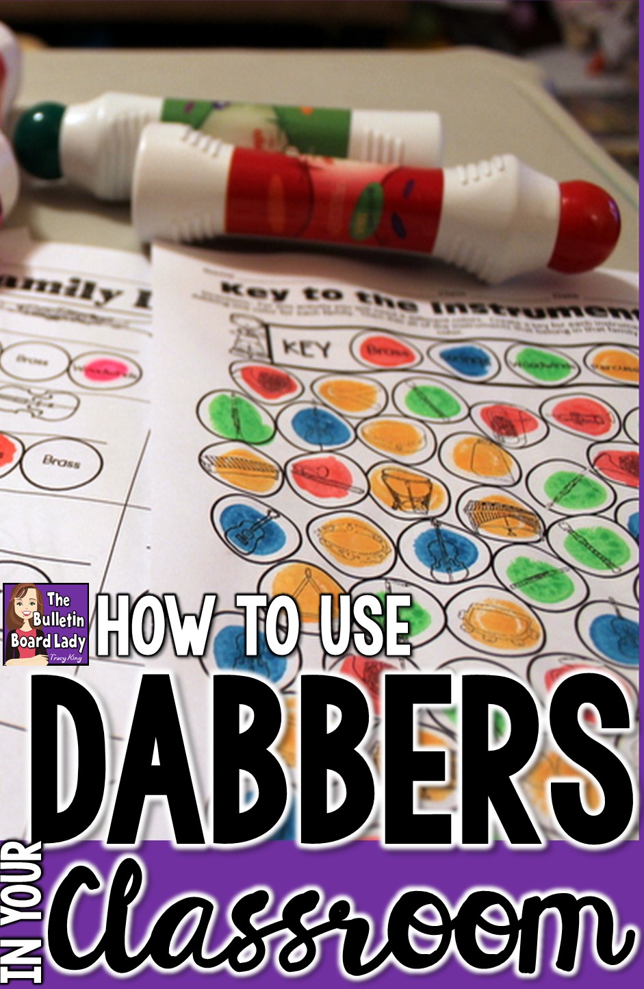 Mrs. King's Music Class: Dabber Activities in the Music Room