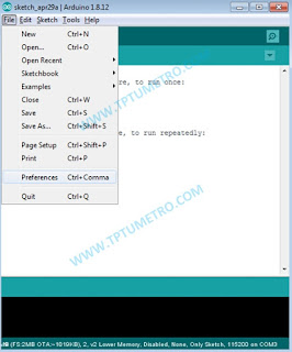 CARA MENAMBAH NODEMCU PADA ARDUINO IDE - TPTUMETRO