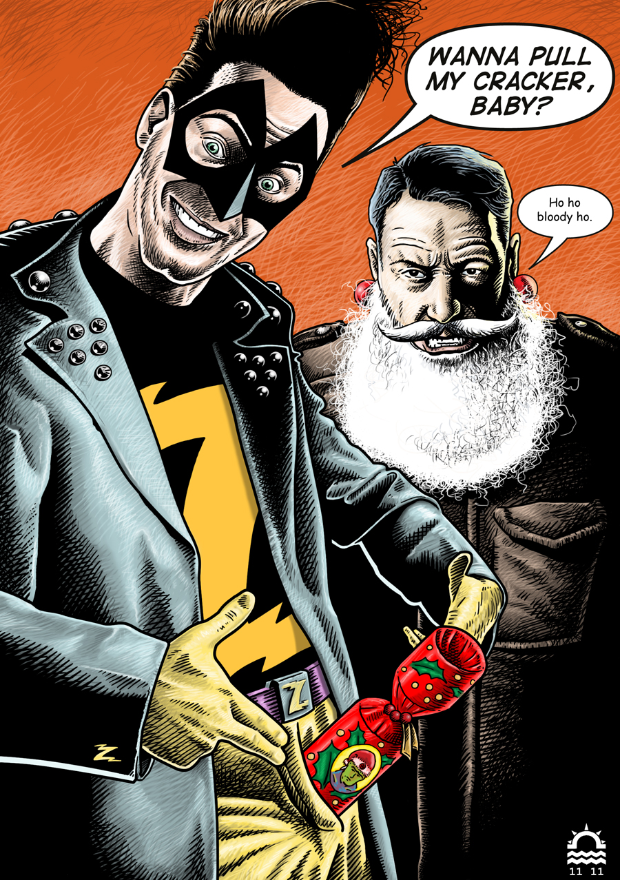 Lostappeared!: 2000AD's Zenith and Bill Savage celebrate Christmas.