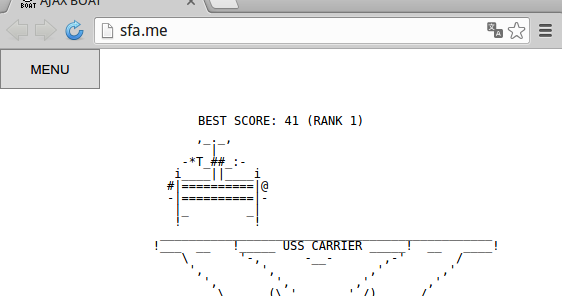 ASCII Art Boats: USS Carrier ASCII Art