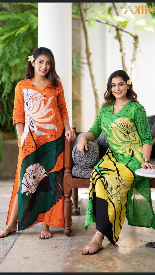 Sri Lanka Latest Bathik Frock Design For Girls 2021 Sarangi Fashion lk ...