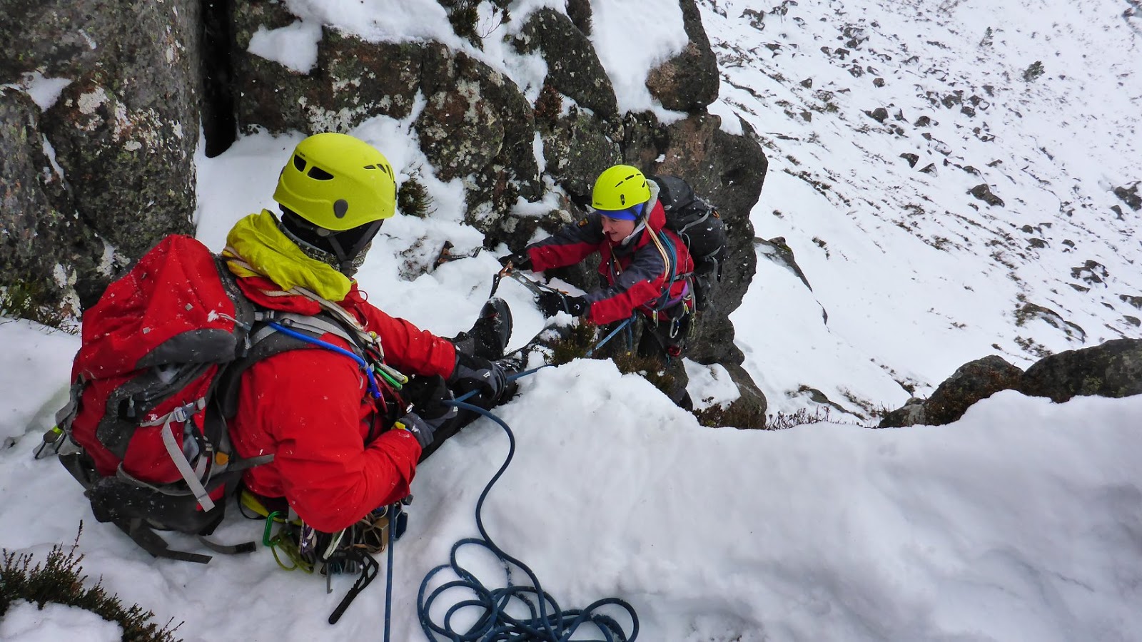 Talisman Mountaineering | Cairngorm Guides | Aviemore: Sunny lead ...