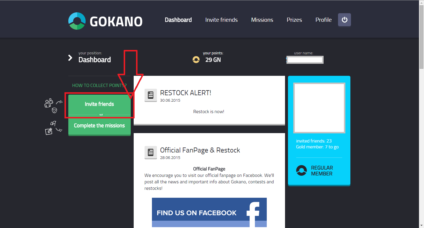 الحصول على جوائز مجانية من Gokano + اثبات وصول - بروبايت