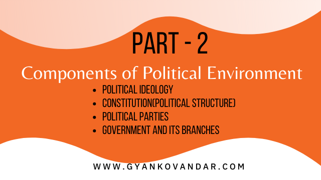 Components of Political Environment | Political Environment - Gyanko Vandar