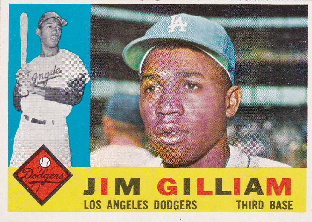 Horizontal Heroes: The 1960 Topps Set: #255 Jim Gilliam