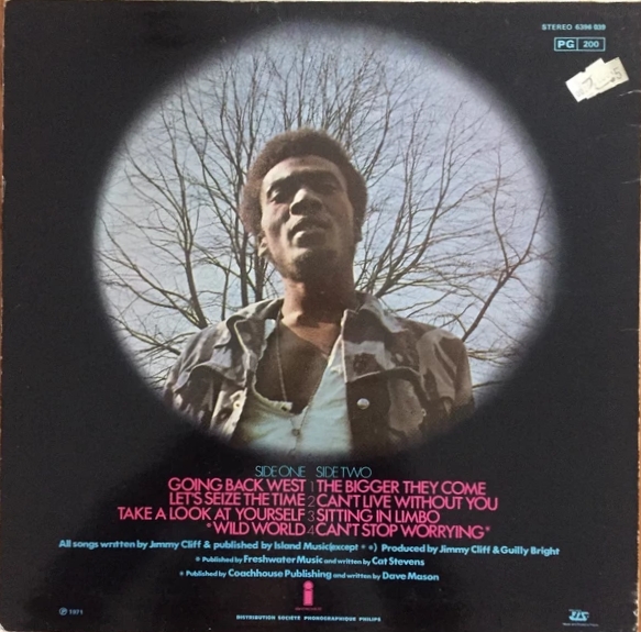 Compartilhando Reggae: Jimmy Cliff – Wild World LP Island Records 1971