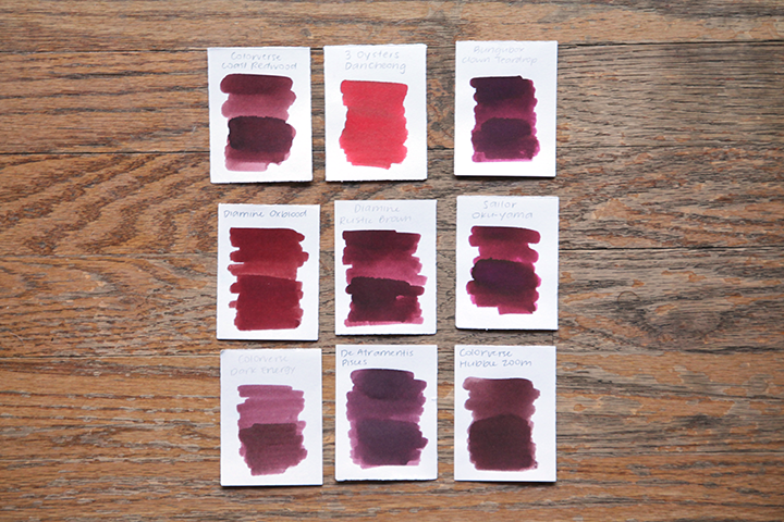 review: diamine rustic brown - ink between the teeth