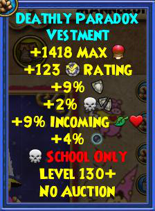 Storm Titan Level 130+ Paradox Gear Drop Guide | Wizard101 - Swordroll ...