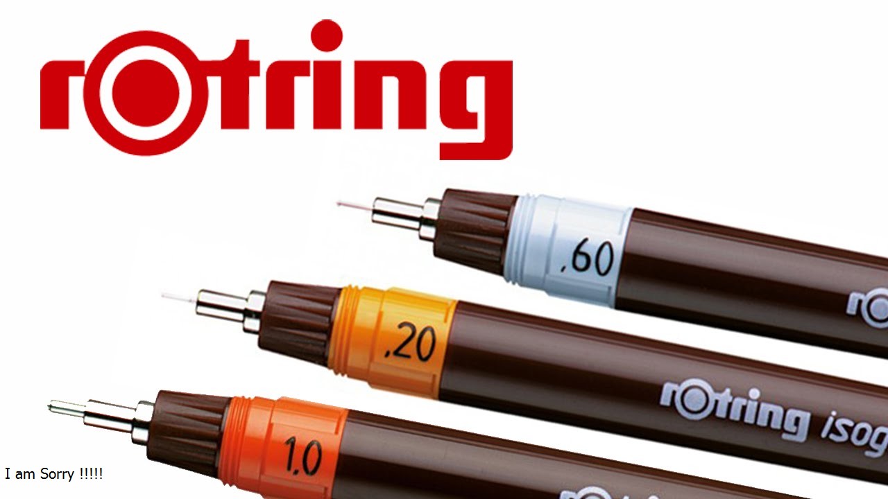 Bút Rotring, một thời để nhớ !!! [ Gió về kiến trúc ]