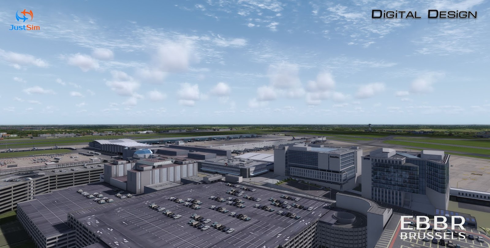 Accesorios para Simuladores de Vuelo: JUSTSIM - BRUSSELS AIRPORT [EBBR ...