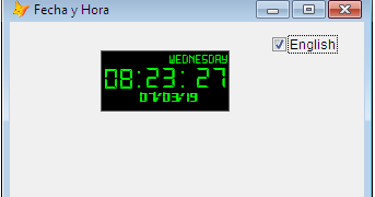 Como obtener la hora en visual foxpro ~ Visual Foxpro