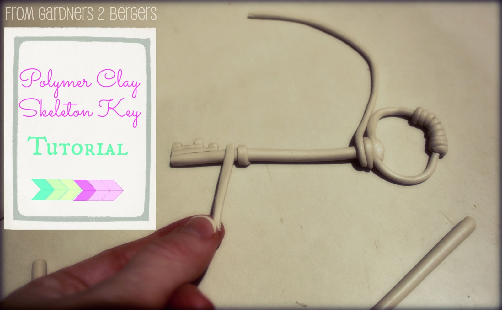 from Gardners 2 Bergers: Polymer Clay Skeleton Keys [Tutorial]
