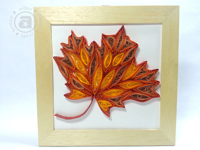 Quilling Maple Leaf | ardee's creation