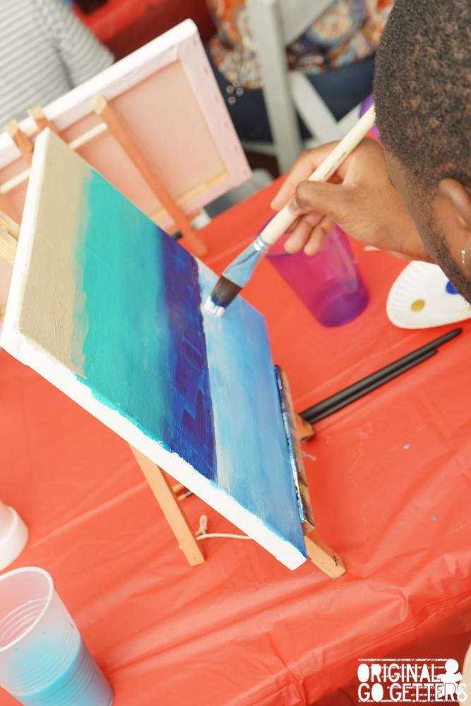 OriginalGoGetters: Paint sip and vibe 2-14-2021