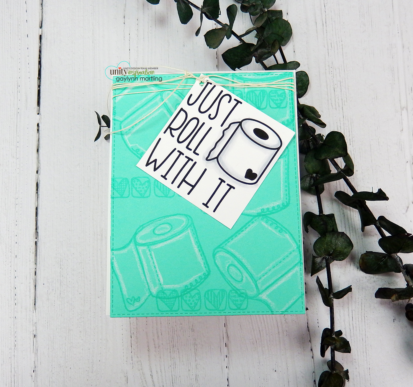 Neat Nook Creations: Watermark background card with white accents ...