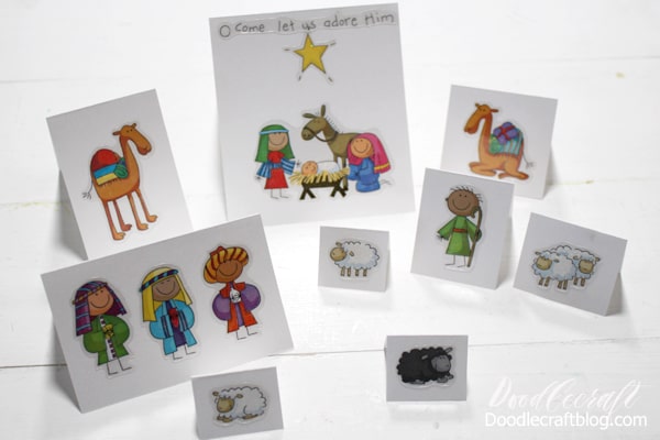 Christmas Nativity Block Creative Craft Kit!