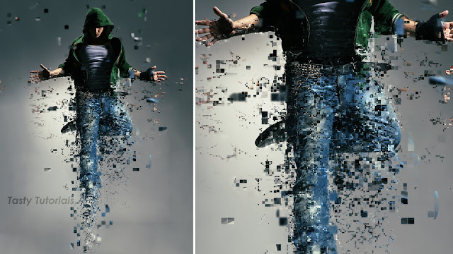 Pixelated Photoshop Effect - Tasty Tutorials