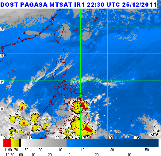 Weather Forecast Philippines Today - 12.26.11 AM