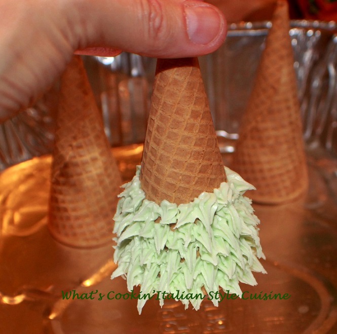 Edible Sugar Cone Christmas Tree Tutorial | What's Cookin' Italian ...