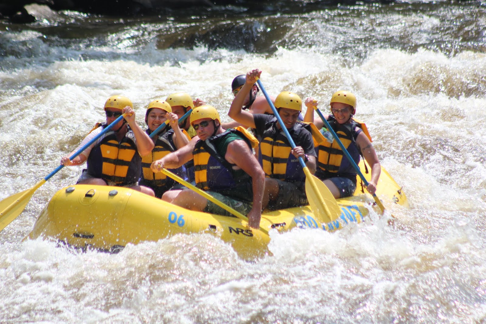 Aileen & Dale's Wild Ride: White water rafting in Tennessee