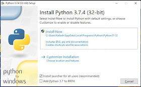 KAILASH'S BLOGS: How to install python on Windows