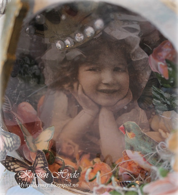 My Craft and Garden Tales: A 3d vintage paper clock