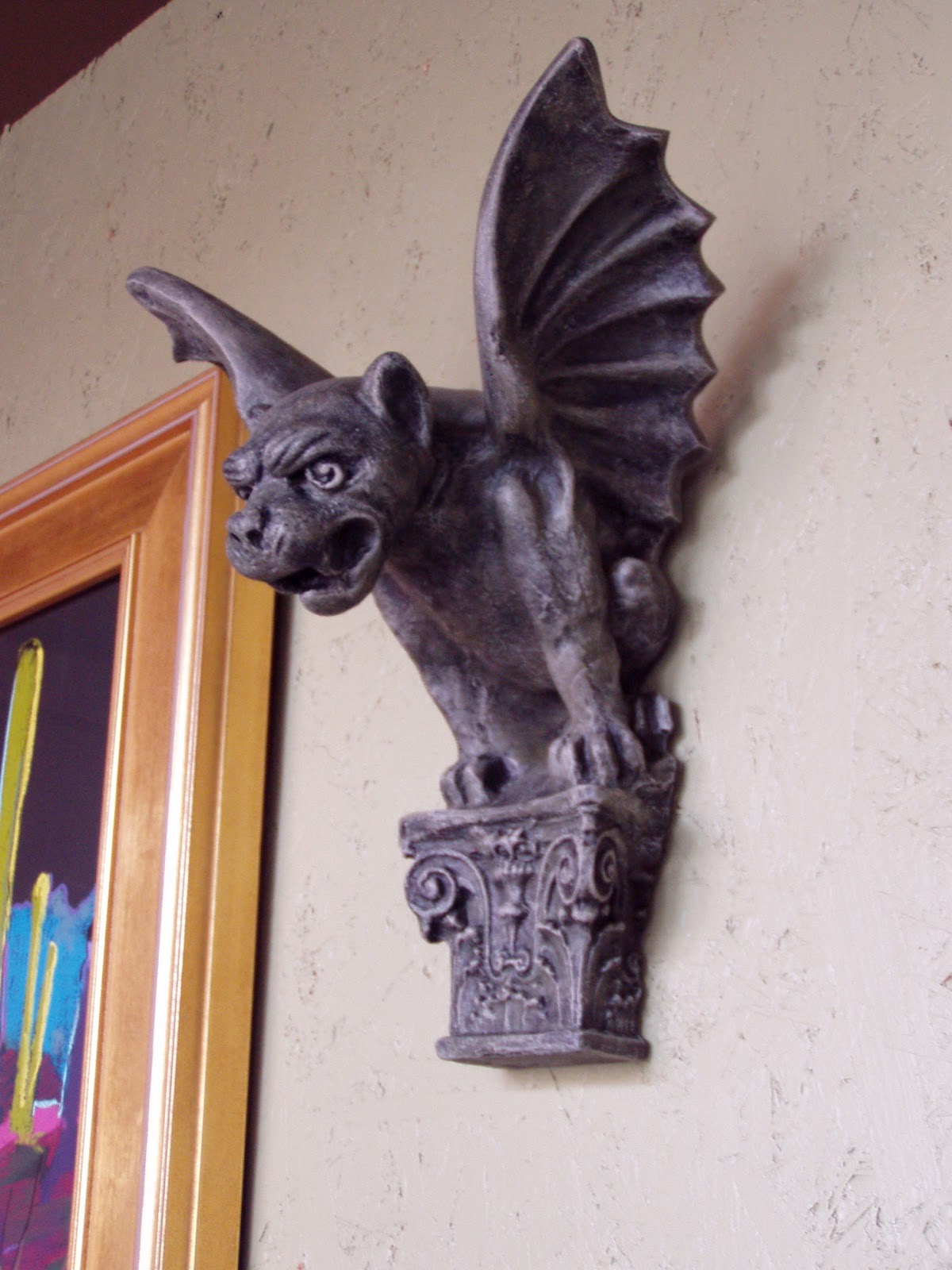 Gargoyle Statues from The Stone Griffin: Shelf Full of Gargoyles and ...