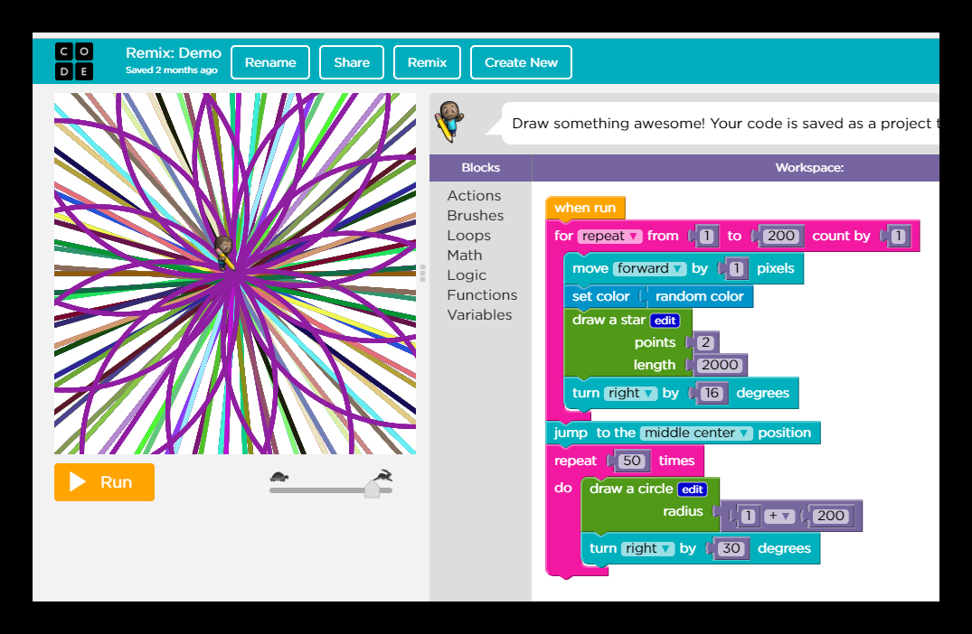 Art Room 161: Digital Media: Welcome to Coding