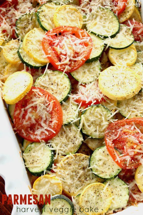 Parmesan Tomato Zucchini Bake - Vegan Recipes Online