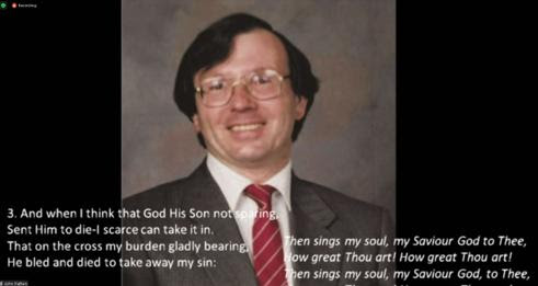 .: Funeral of local teacher, Mr Dunstan